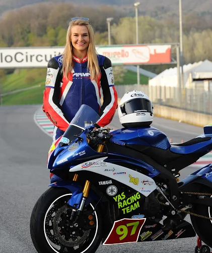 Ieva Baublyte Motorcyle Racing Champion
